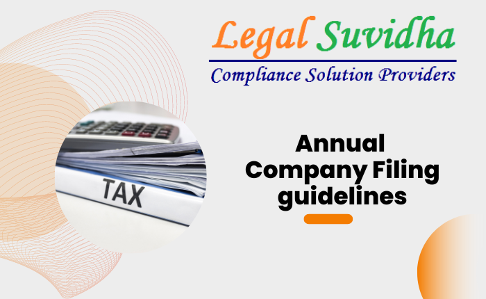 Annual Company Filing guidelines