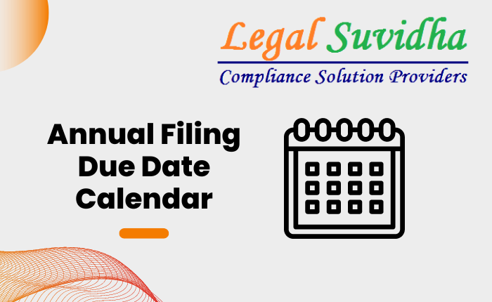 Annual Filing Due Date Calendar