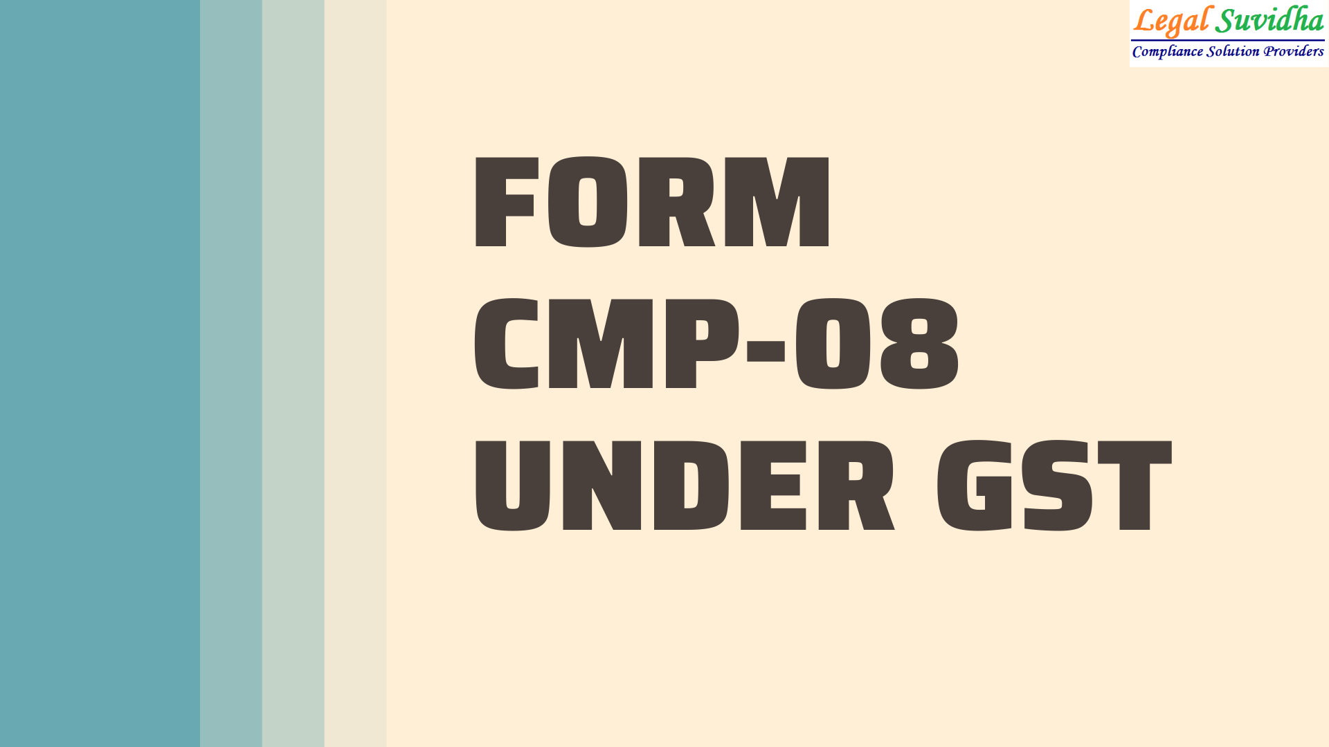 PROCESS OF FILING FORM CMP-08