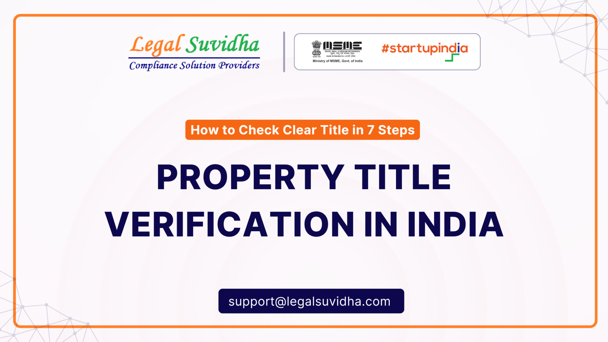 Property Title Verification in India: How to Check Clear Title in 7 ...